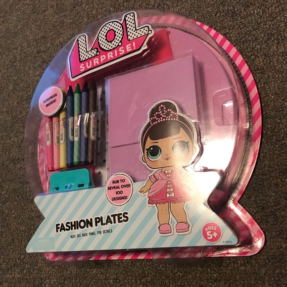Mga | Other | Lol Surprise Fashion Plates Design Activity Kit | Poshmark